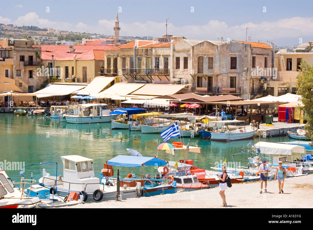 Rethimno Crete Greece Stock Photo - Alamy