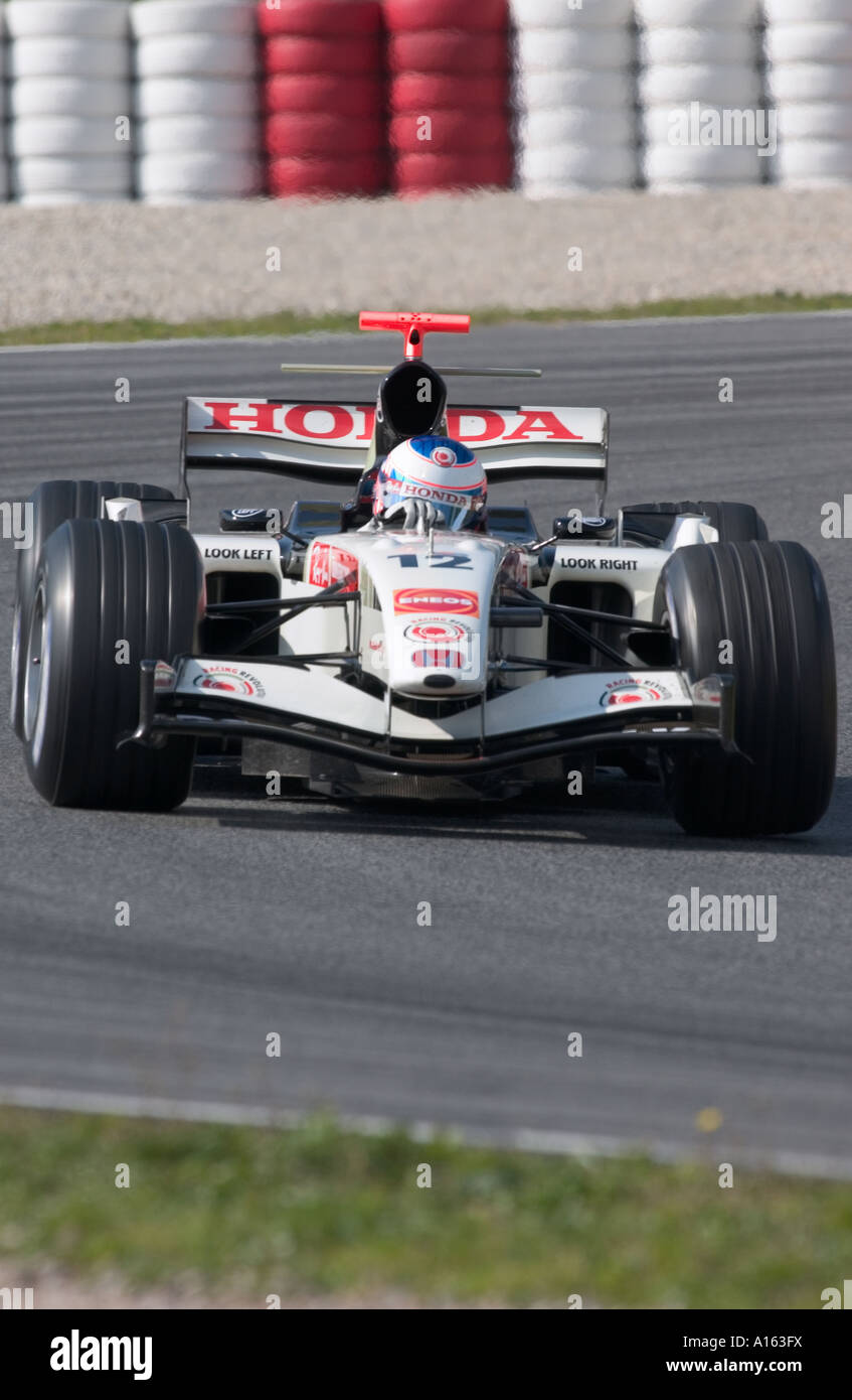 Formula 1 World Champion Fernando Alonso from Spain in his Renault ...