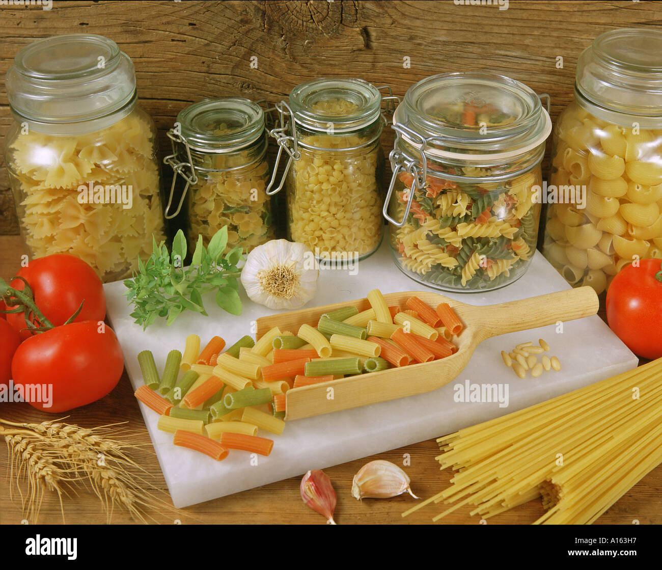 Pasta still life Stock Photo - Alamy