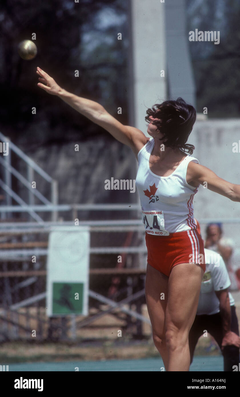 Digital stock image of female athlete competing in track meet Stock ...