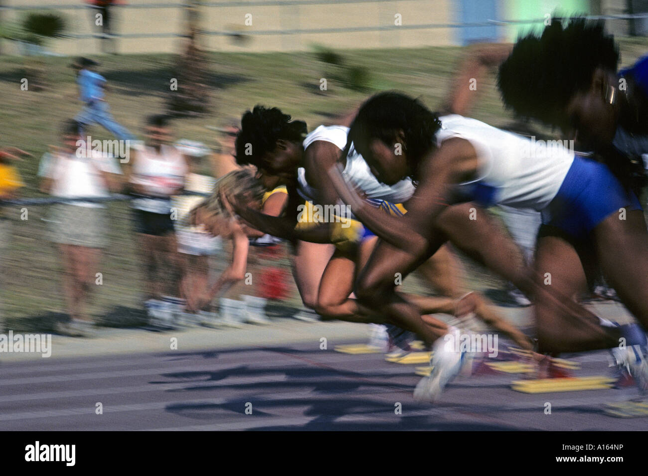 Female athletes compete in hi-res stock photography and images - Alamy