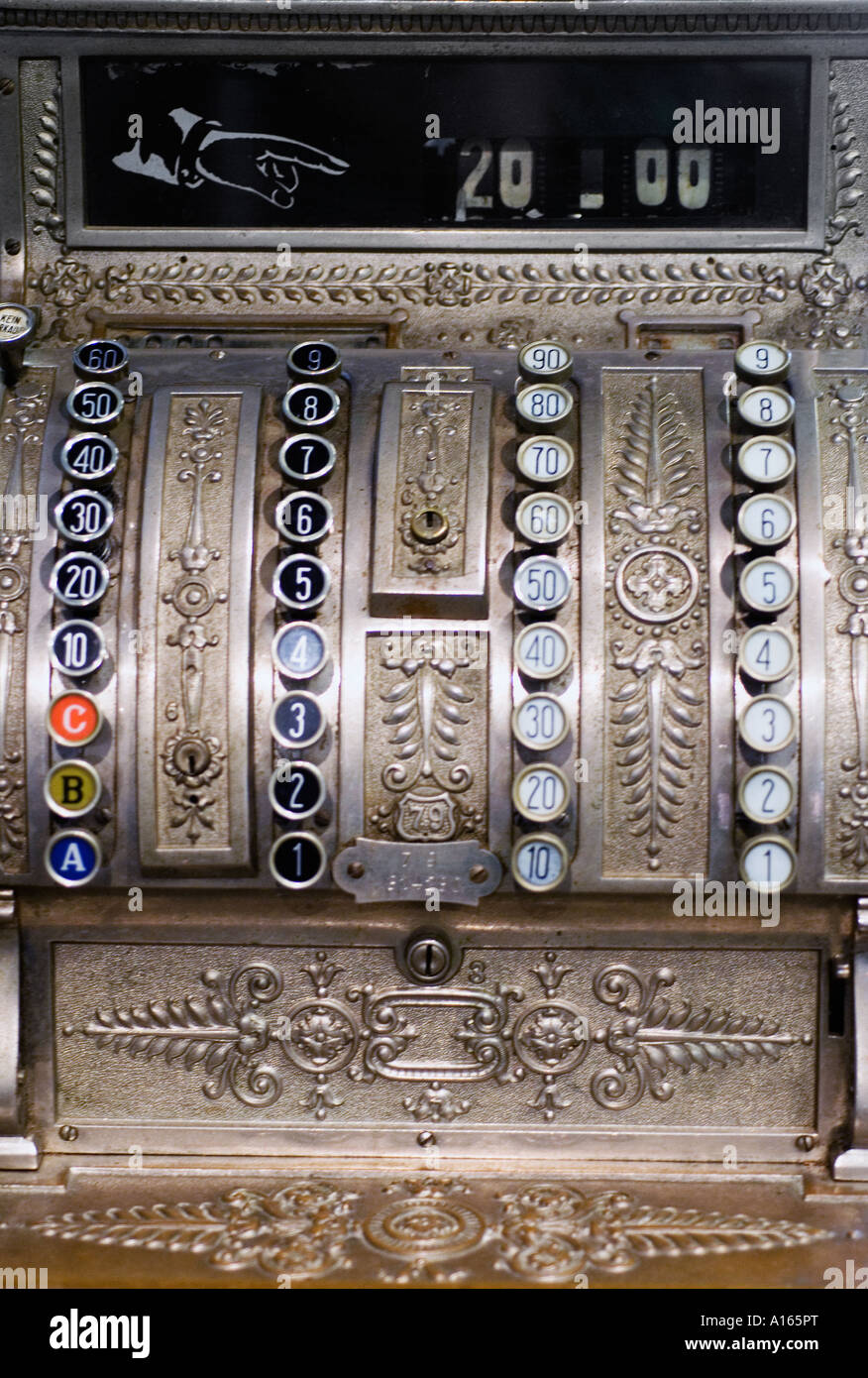 Old cashbox and money hi-res stock photography and images - Alamy