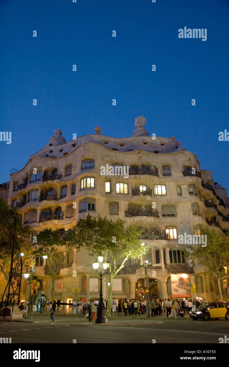 Casa Milà, better known as La Pedrera Catalan for 'The Quarry architect ...