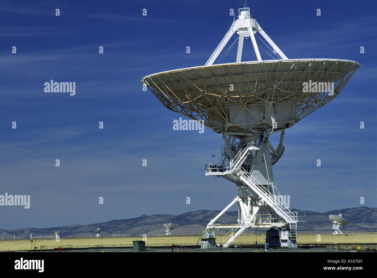Very Large Array Radio astronomy telescope antenna, Plains of San ...