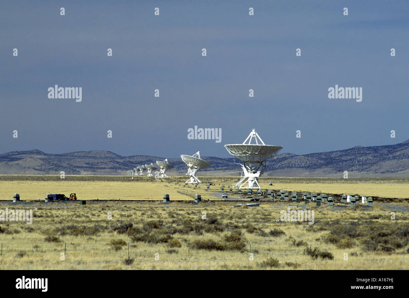 Very Large Array Radio astronomy telescope antennas, Plains of San ...