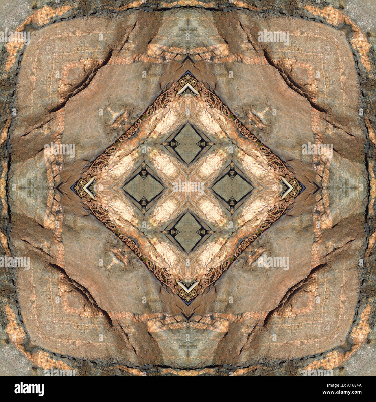 Natural tiling stone background symmetrical Stock Photo - Alamy