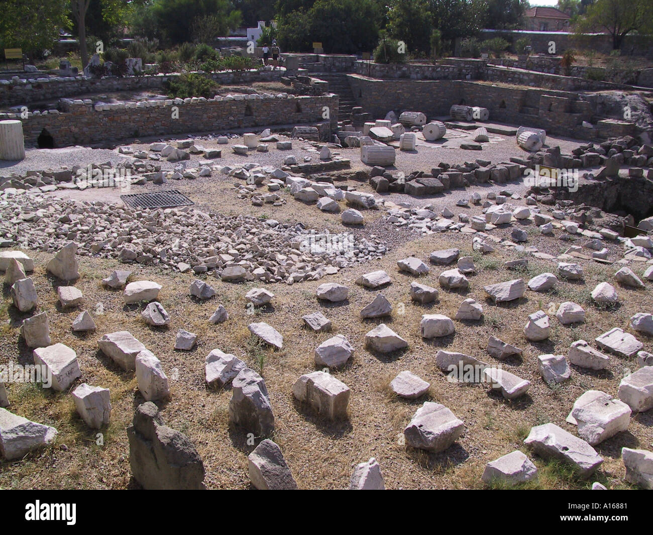 The site of the Mausoleum in Bodrum Turkey Stock Photo - Alamy