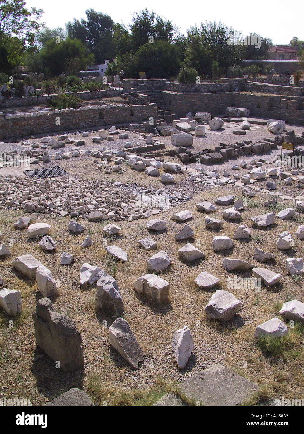 The site of the Mausoleum in Bodrum Turkey Stock Photo - Alamy