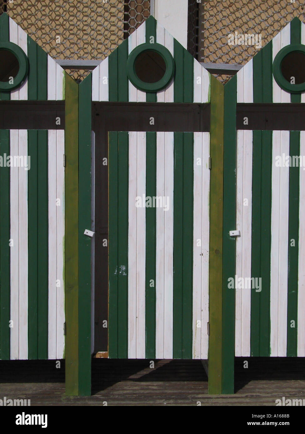 Beach changing cabins Stock Photo - Alamy