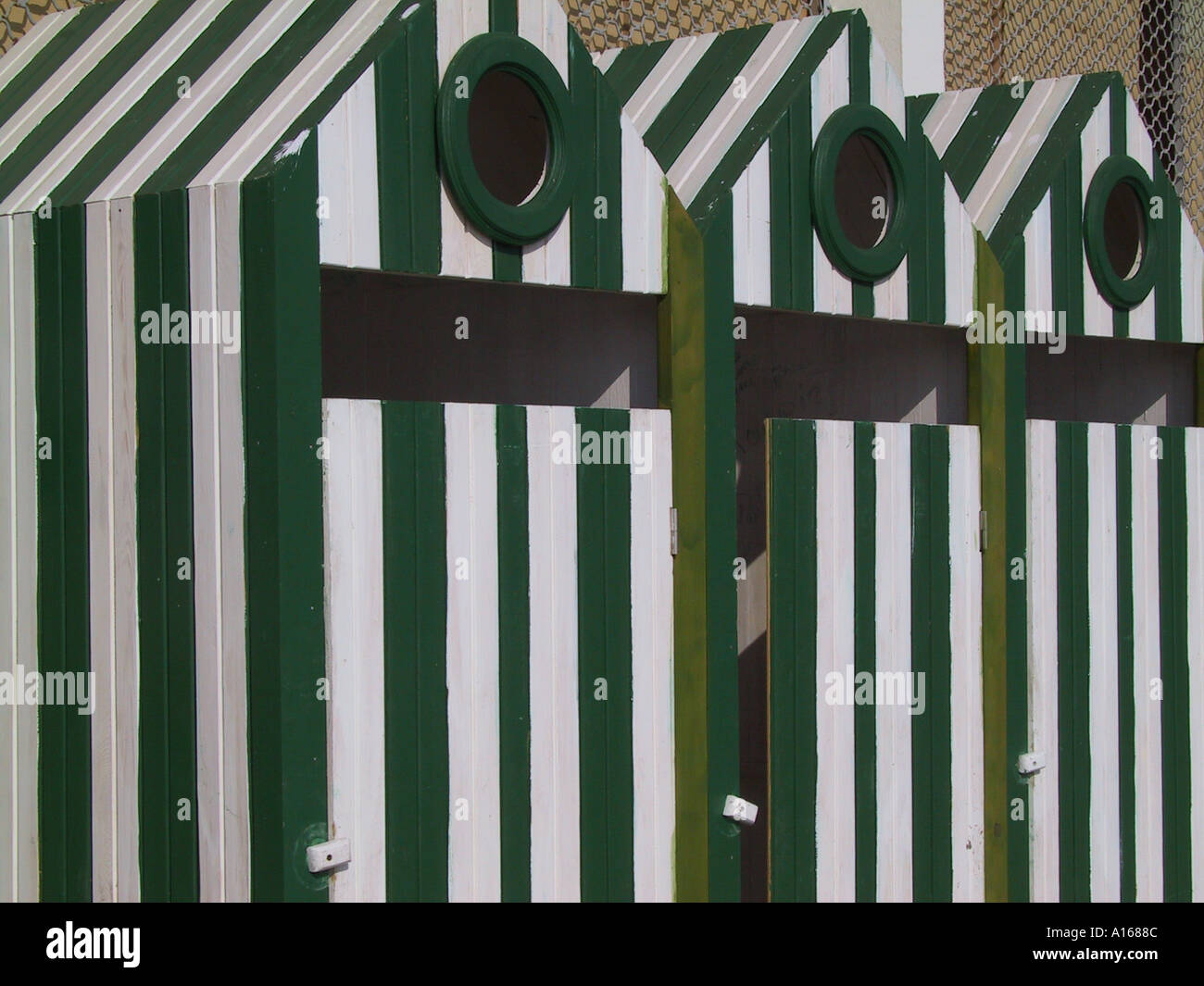 Beach changing cabins Stock Photo - Alamy