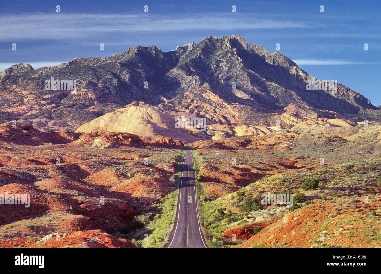 Mt Holmes, Little Rockies mountain range, Lake Powell area, Utah, USA ...