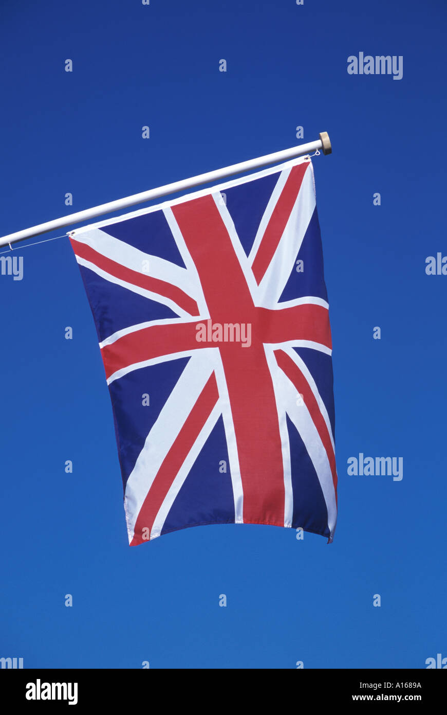 Flag of Great Britain in a slight breeze Stock Photo - Alamy