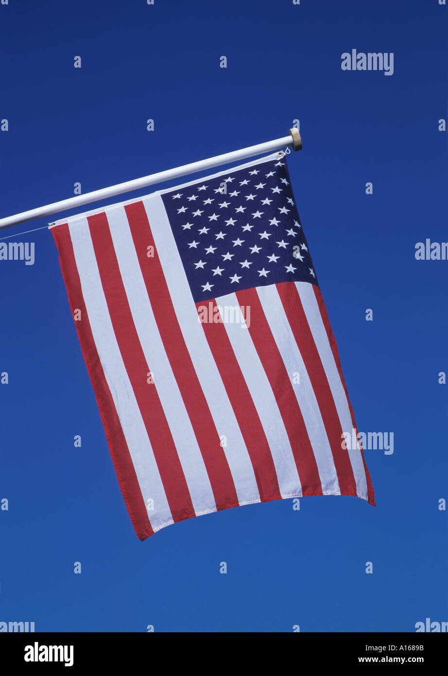 Flag of the USA in a slight breeze Stock Photo - Alamy