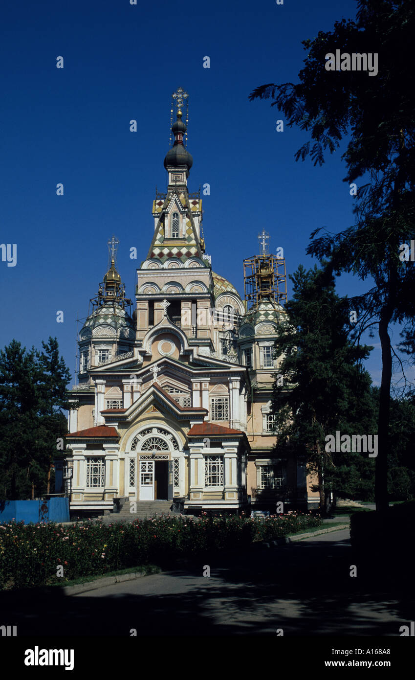 Zenkov Cathedral in Almaty Kazakhstan Stock Photo - Alamy