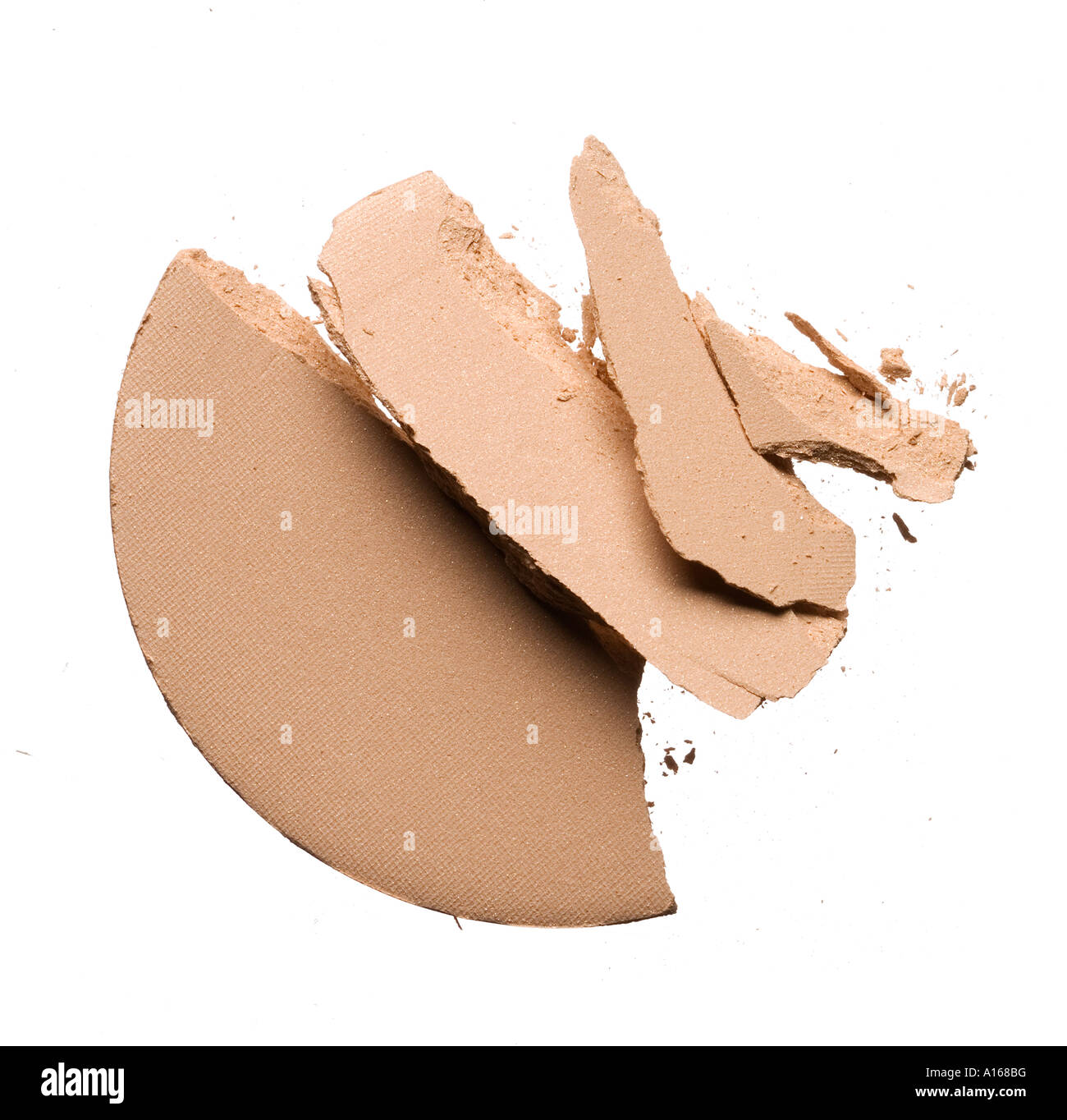 Broken powder compact Stock Photo - Alamy