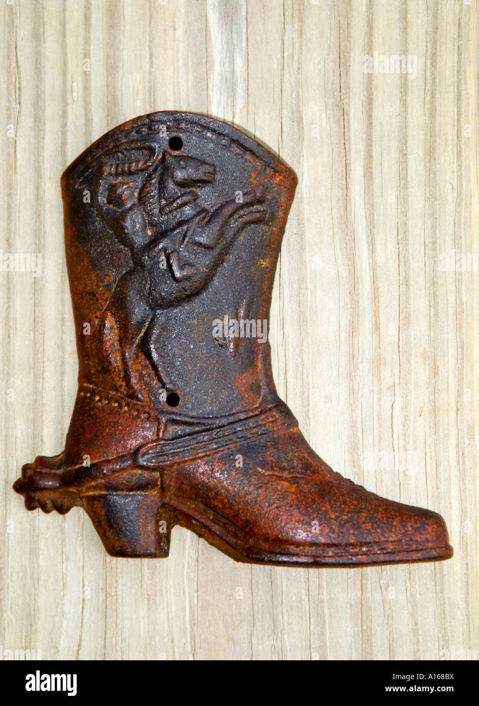 Ornamental Cowboy Boot Stock Photo - Alamy