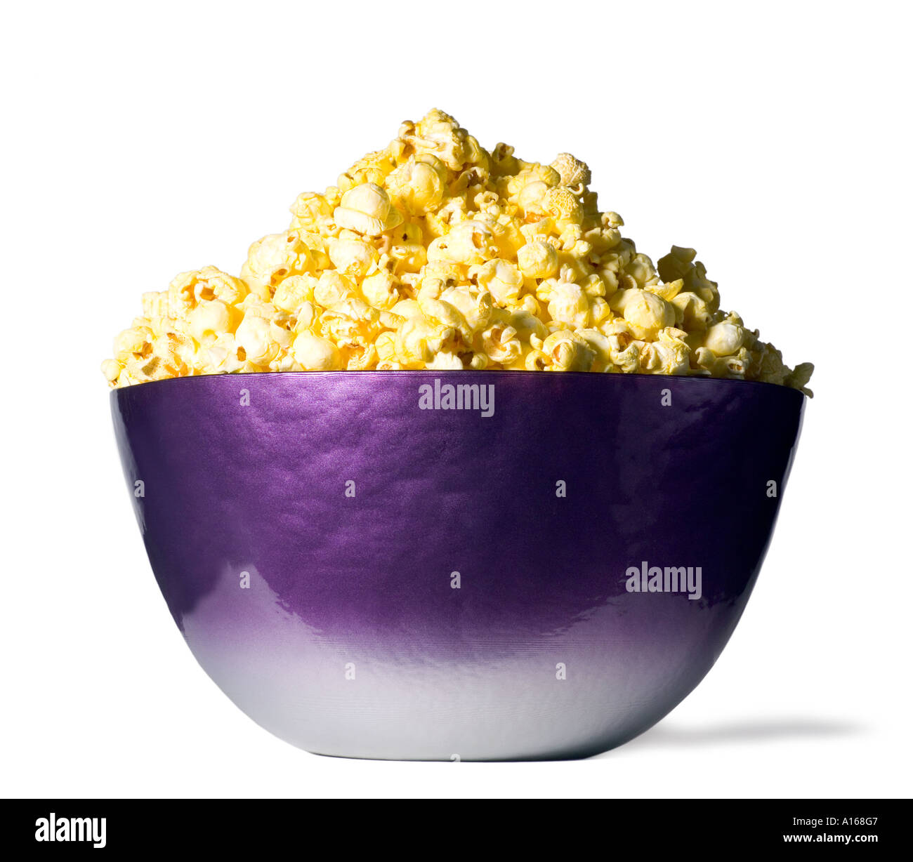 Bowl of Popcorn Stock Photo - Alamy
