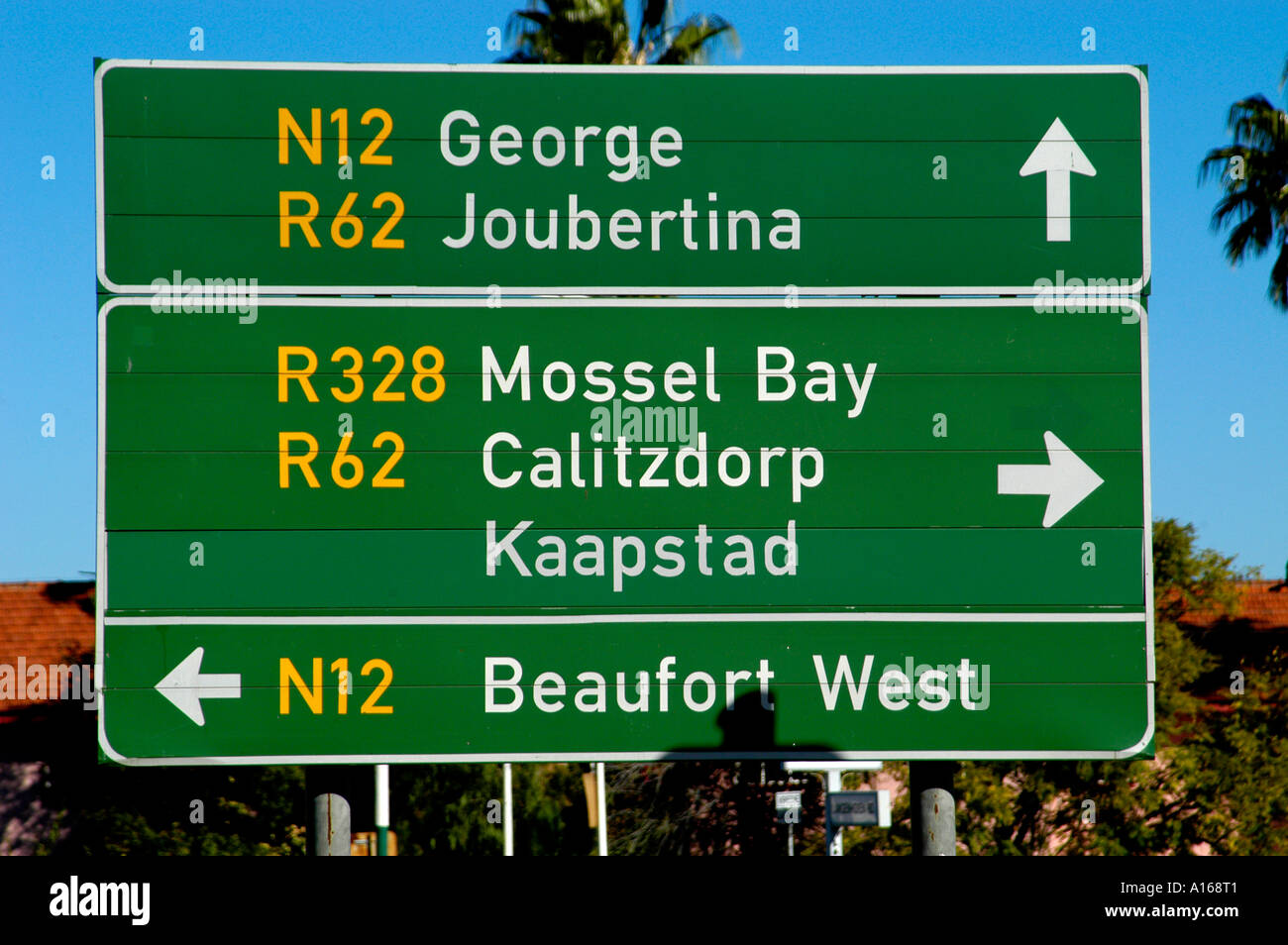 South africa road directions hi-res stock photography and images - Alamy