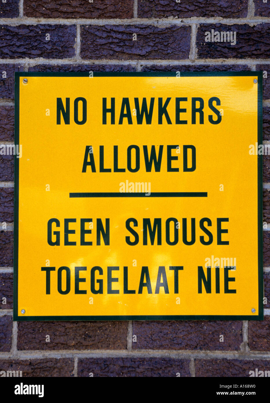 No hawkers sign hi-res stock photography and images - Alamy
