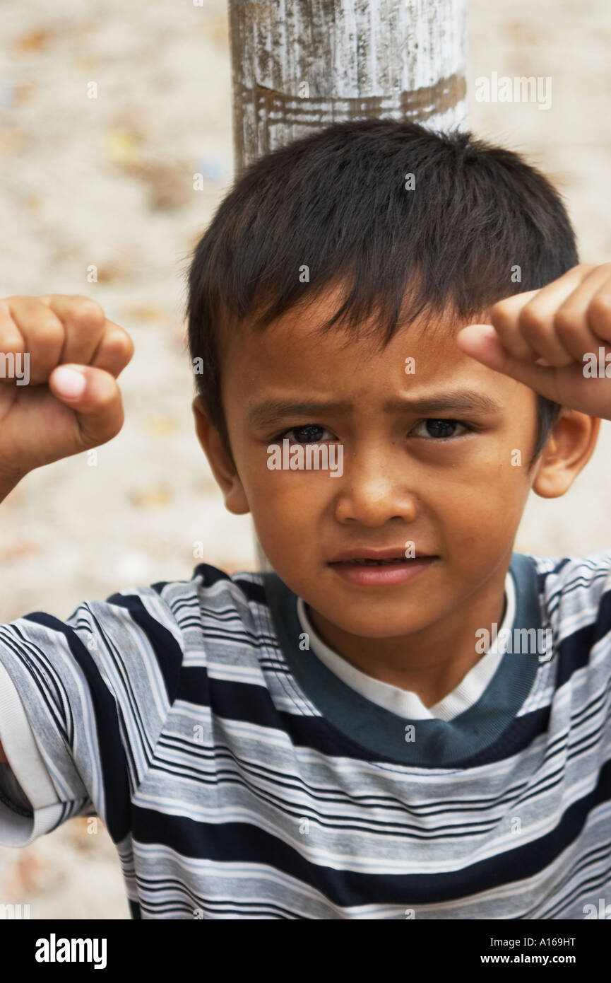 Local Boy, Lombok Stock Photo - Alamy
