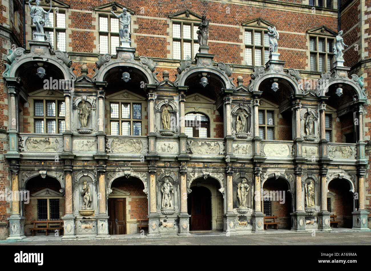 Denmark Hillerod Frederiksborg Castle palace Royal King Frederick II ...