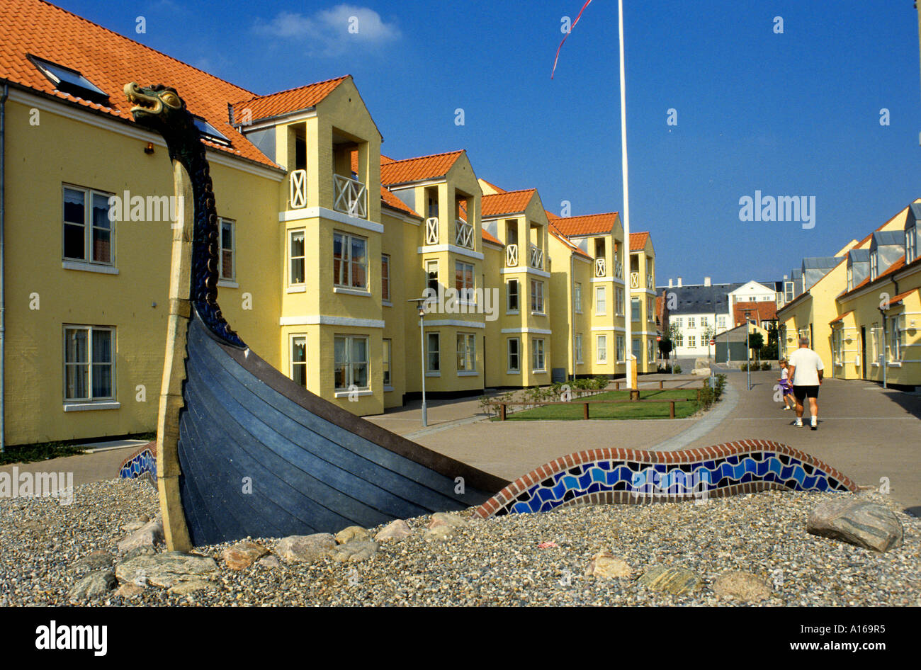 Faborg Fyn Denmark Danish Village Historic Island Stock Photo - Alamy