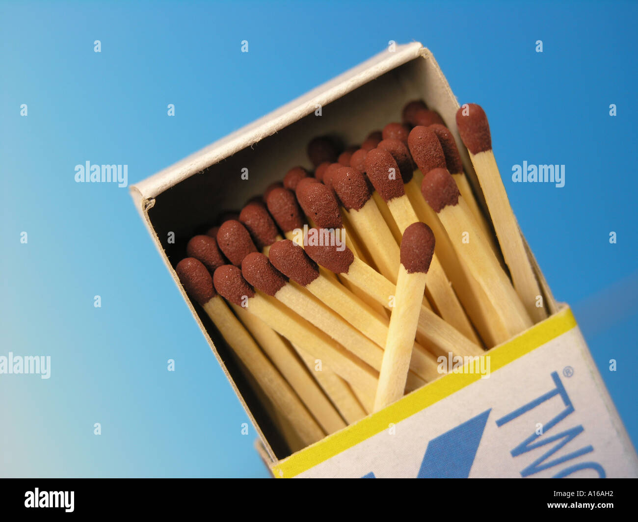 Matches in Match box Stock Photo - Alamy
