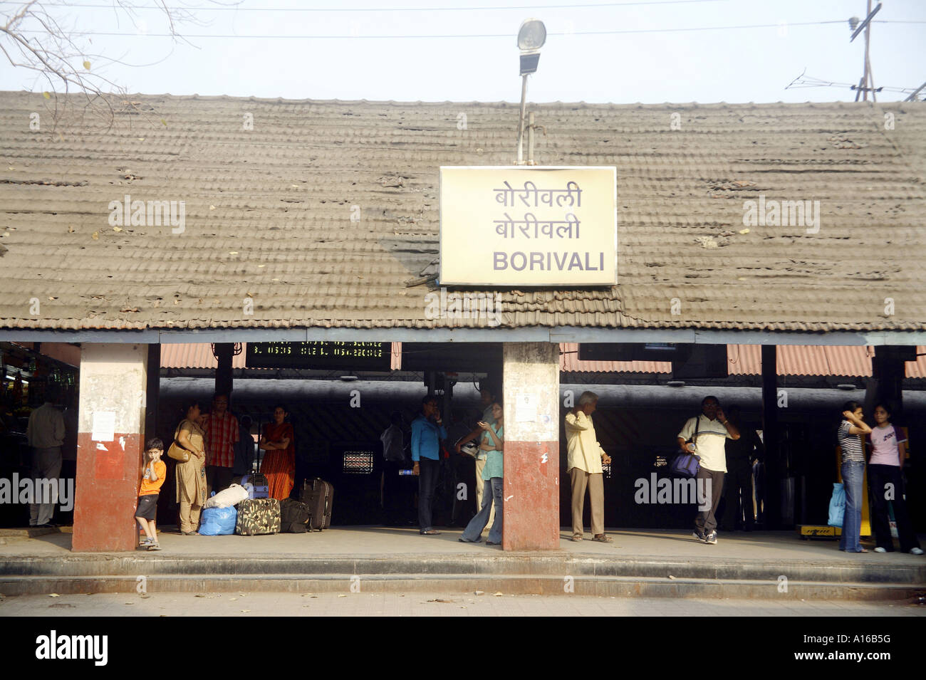 Borivali Railway Station western suburban old structure of the British ...