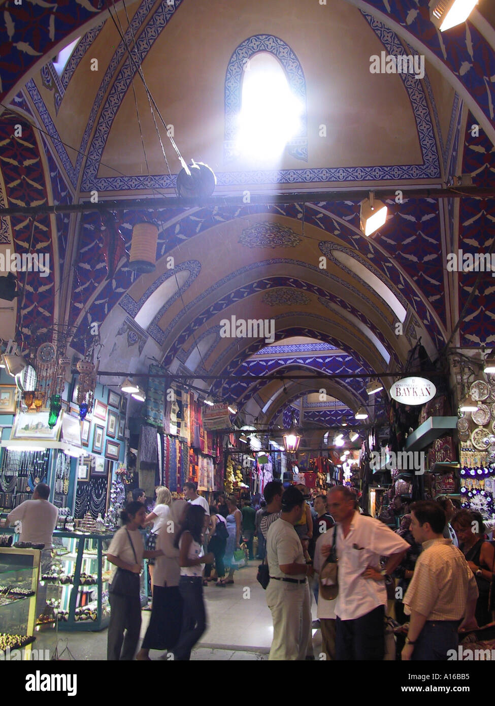 Grand Bazaar - daylight beaming down from the clerestory windows ...