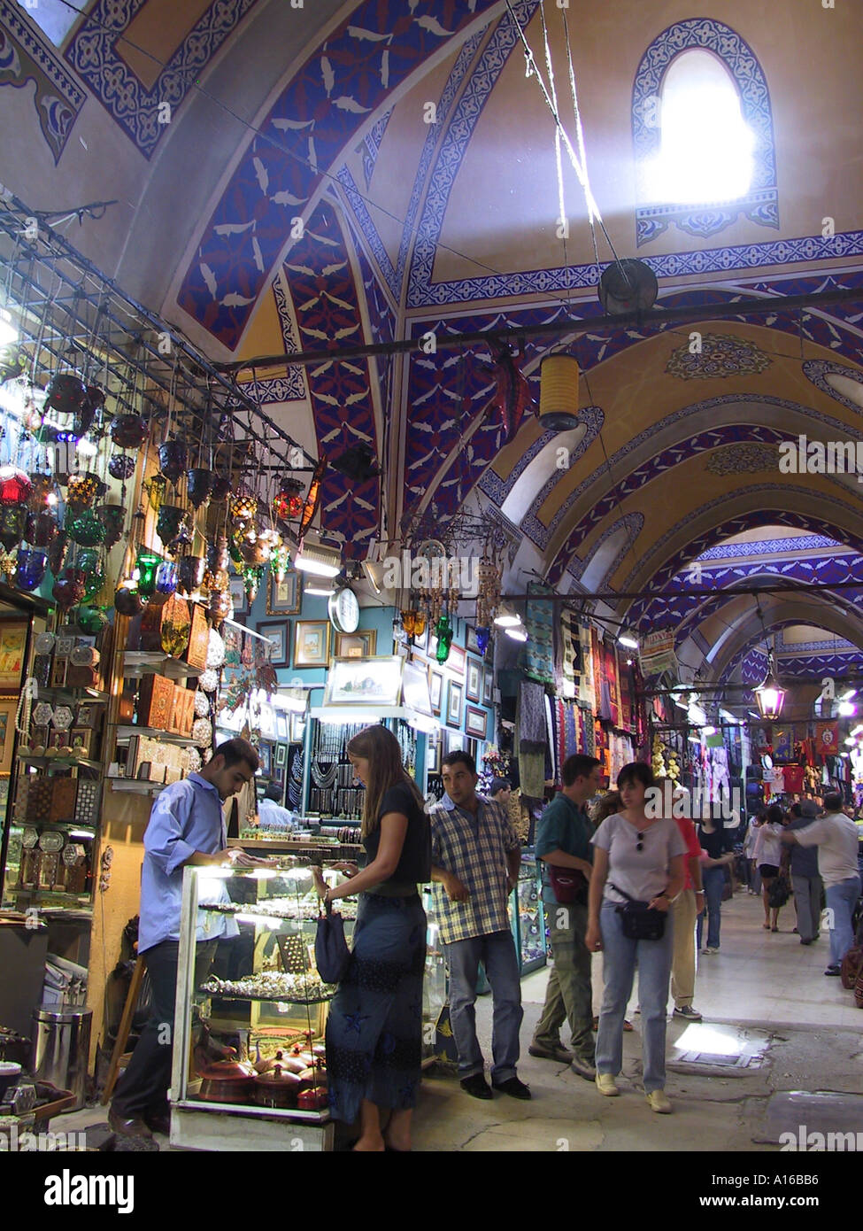 Grand Bazaar - daylight beaming down from the clerestory windows ...