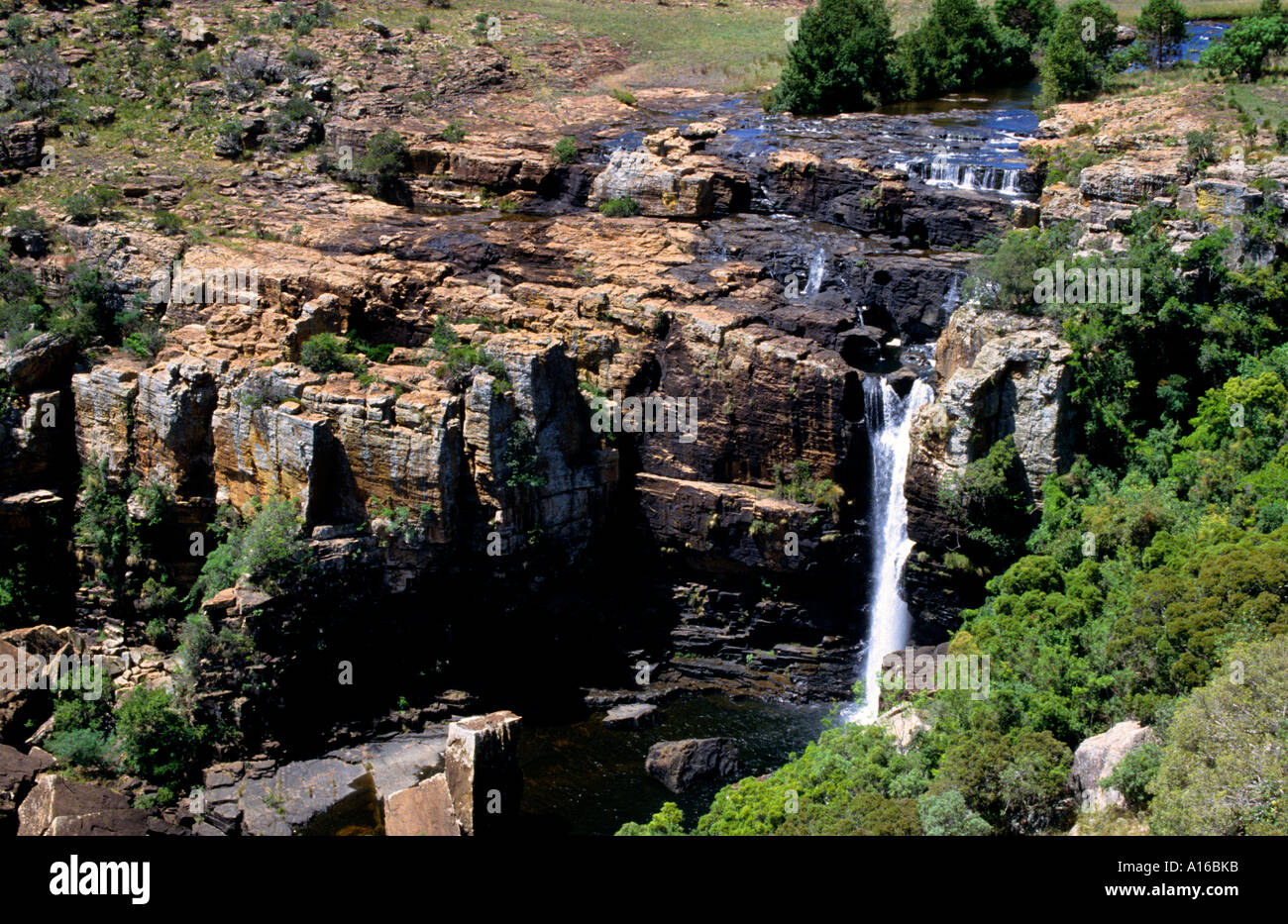 South Africa Mpumalanga potholes Waterfall transvaal Canyon Blyde River ...