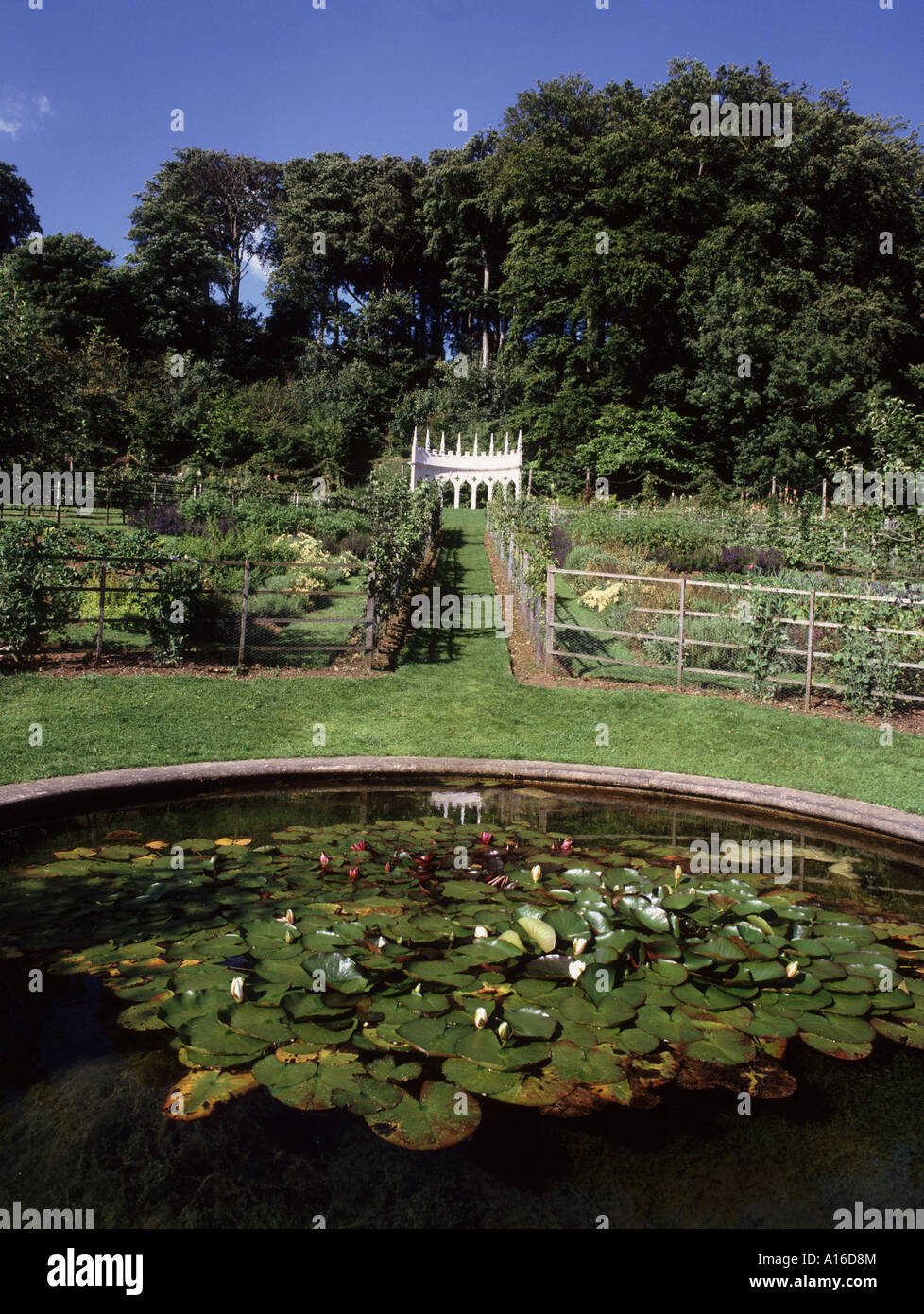 The Rococo Gardens at Painswick Gloucestershire England Great Britain ...