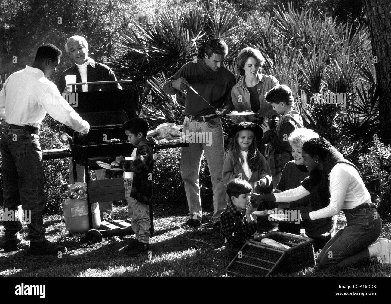 Multi ethnic group Black and White Stock Photos & Images - Alamy