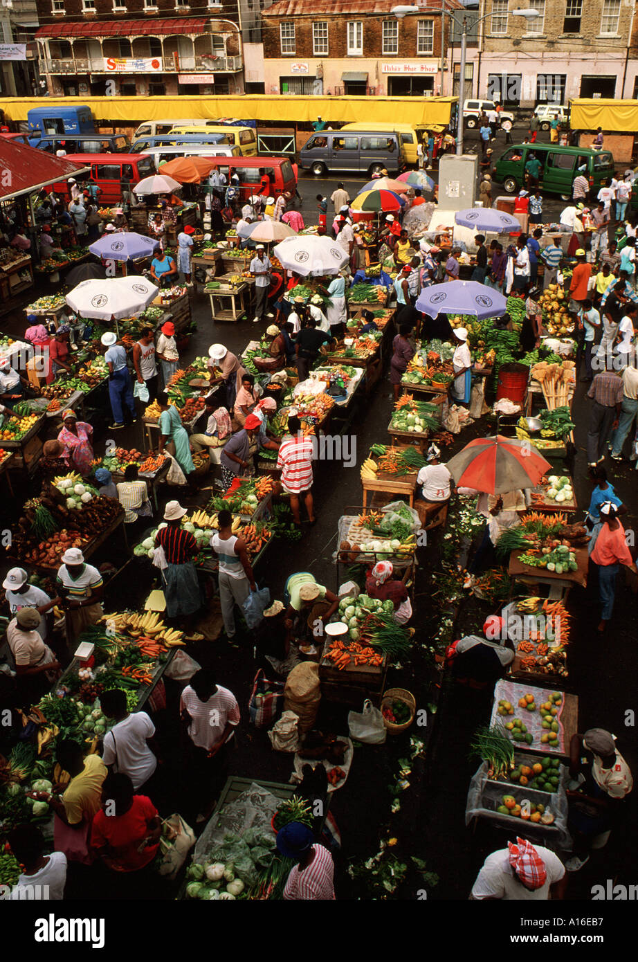 Grenada caribbean market hi-res stock photography and images - Alamy
