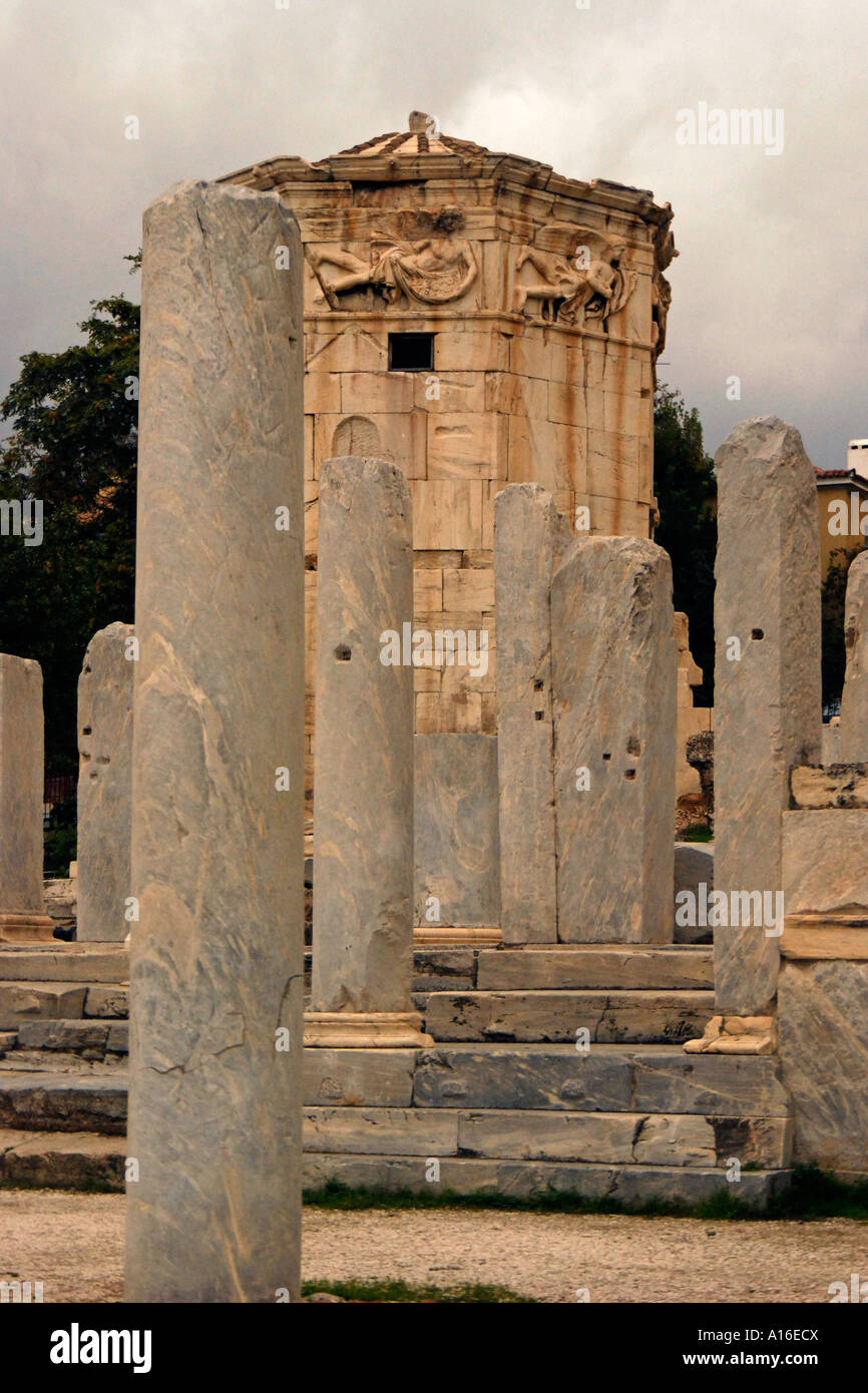 Bath house of the four winds, Athens Stock Photo - Alamy