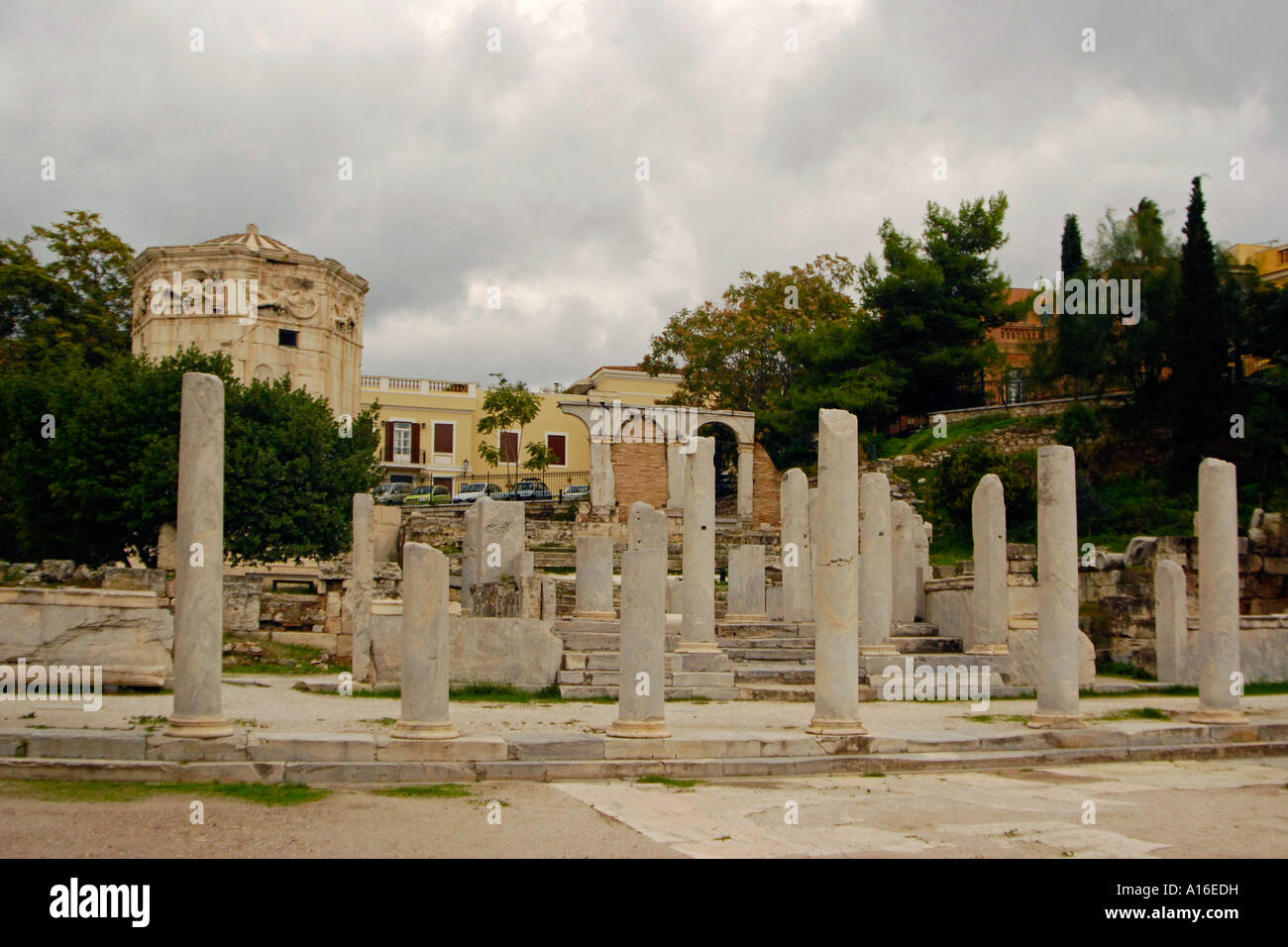 Bath house of the four winds, Athens Stock Photo - Alamy