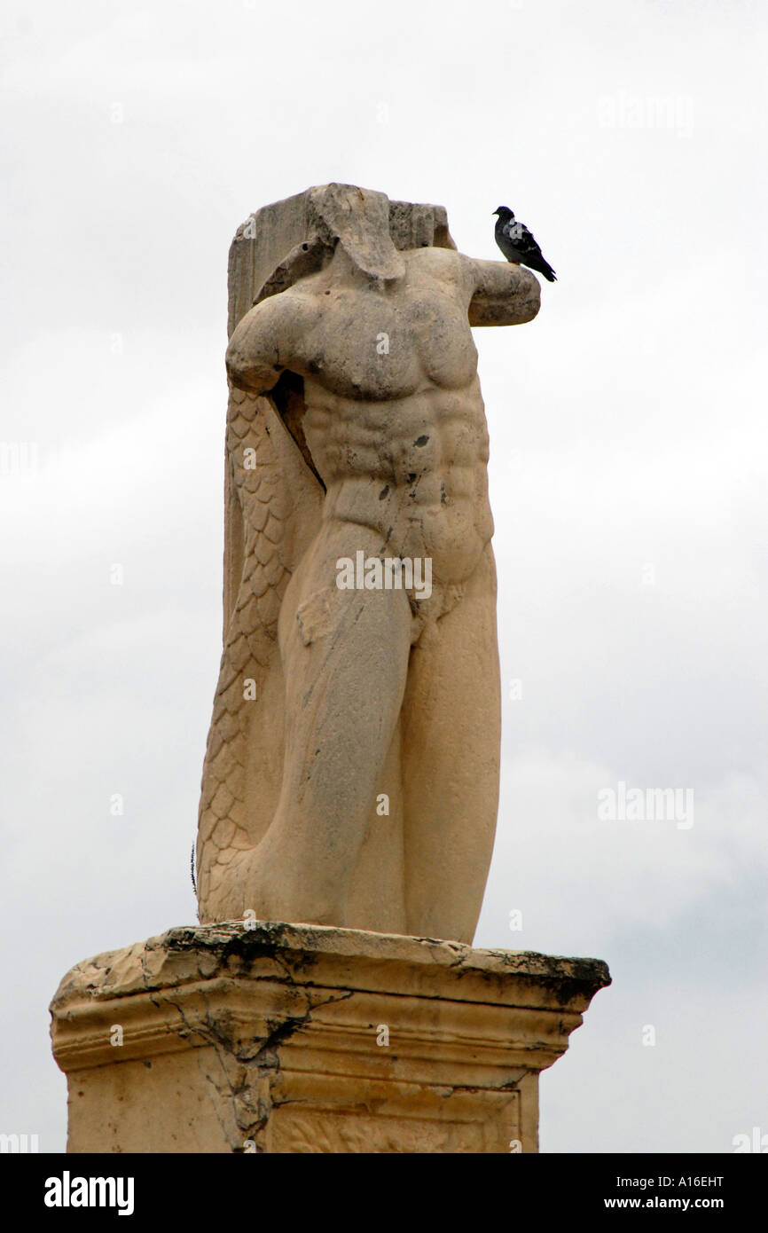 Marble Carving from Roman Agora, Athens Greece Stock Photo - Alamy
