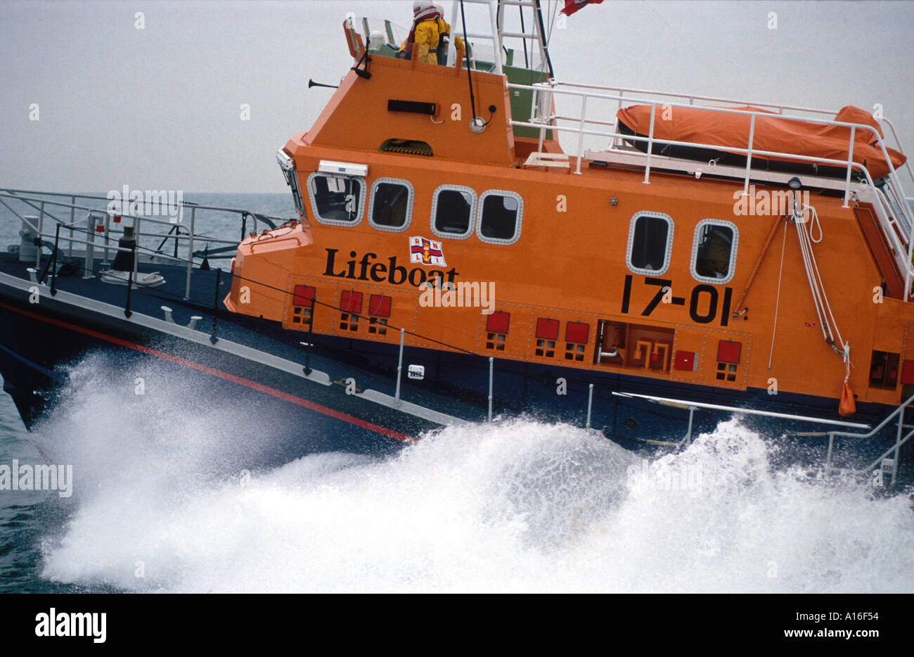 RNLI Severn class all weather lifeboat Poole Dorset England UK Stock ...