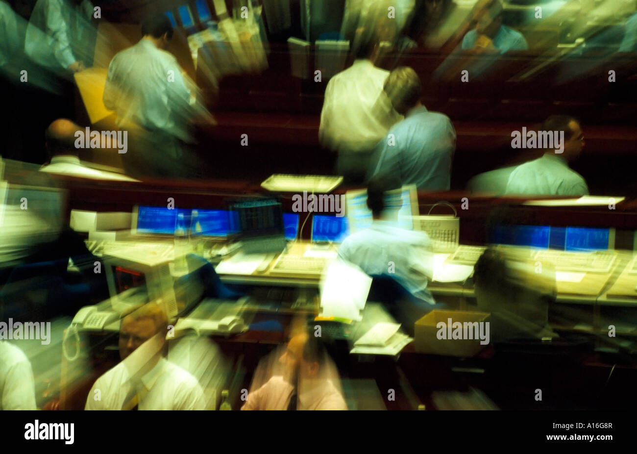 Hectic exchange hi-res stock photography and images - Alamy