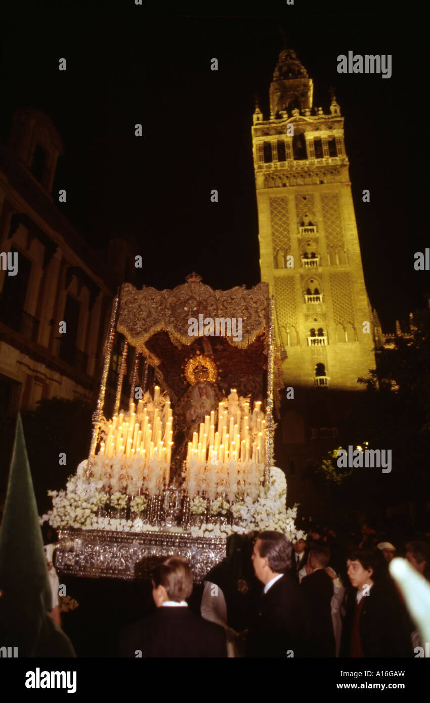 Semana santa seville virgin mary hi-res stock photography and images ...