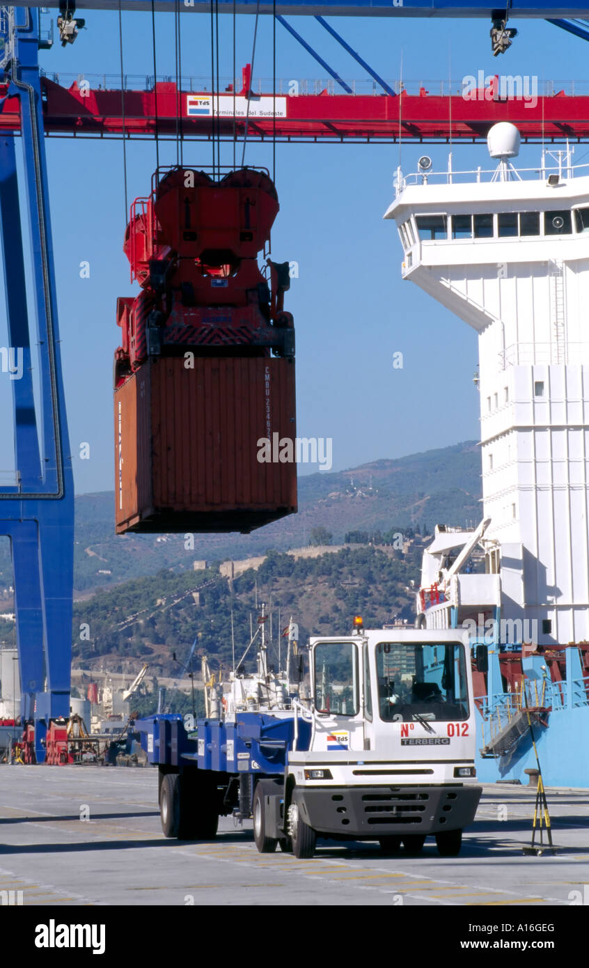 Container Being Loaded Onto Truck High Resolution Stock Photography and ...