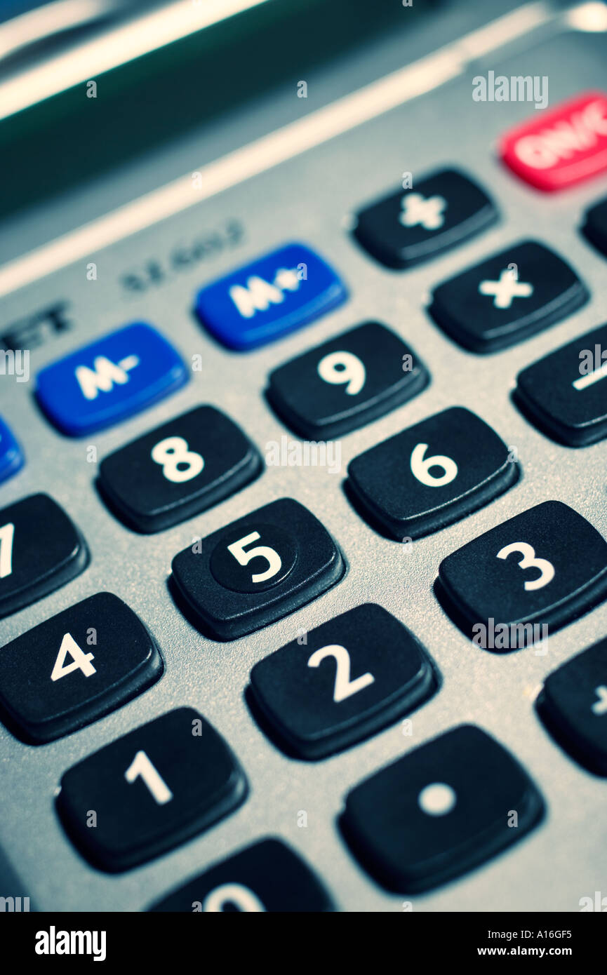 Calculator key pad hi-res stock photography and images - Alamy