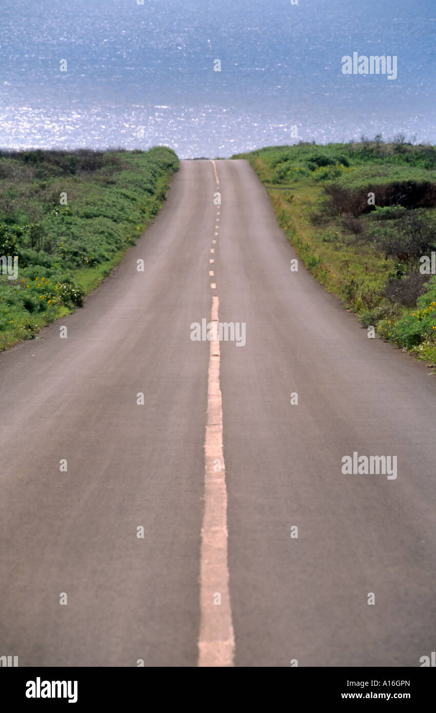 road running to vanishing point Stock Photo - Alamy