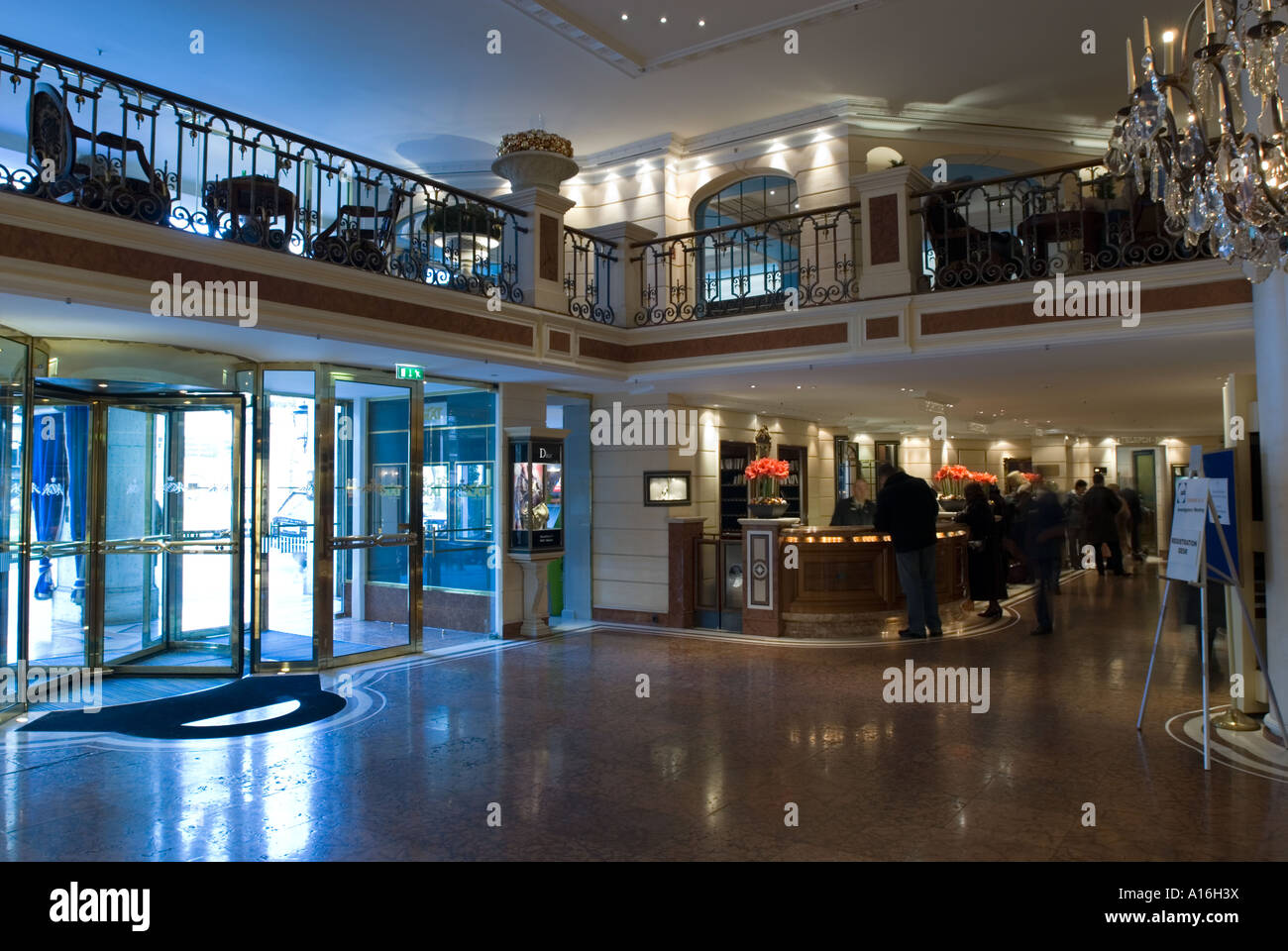 Germany Bavaria Munich Hotel Bayerischer Hof Stock Photo - Alamy