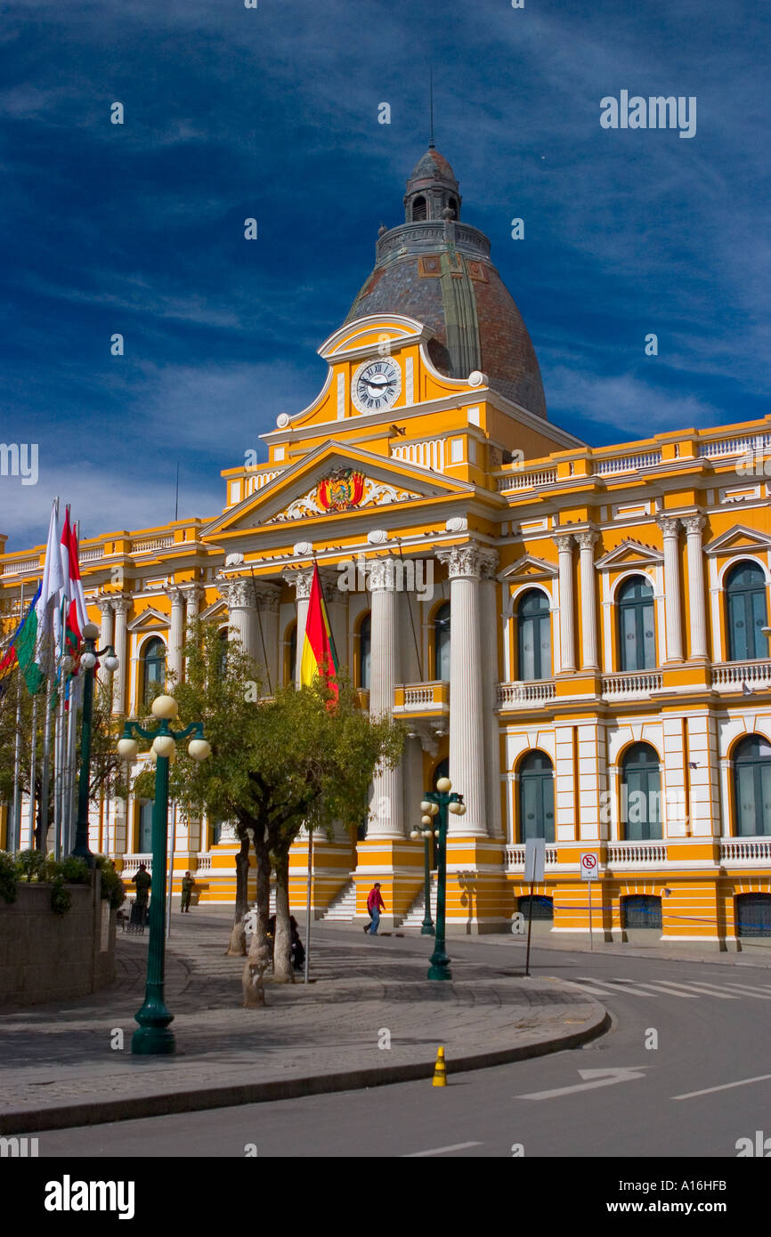 La Paz city Hall Bolivia Stock Photo - Alamy