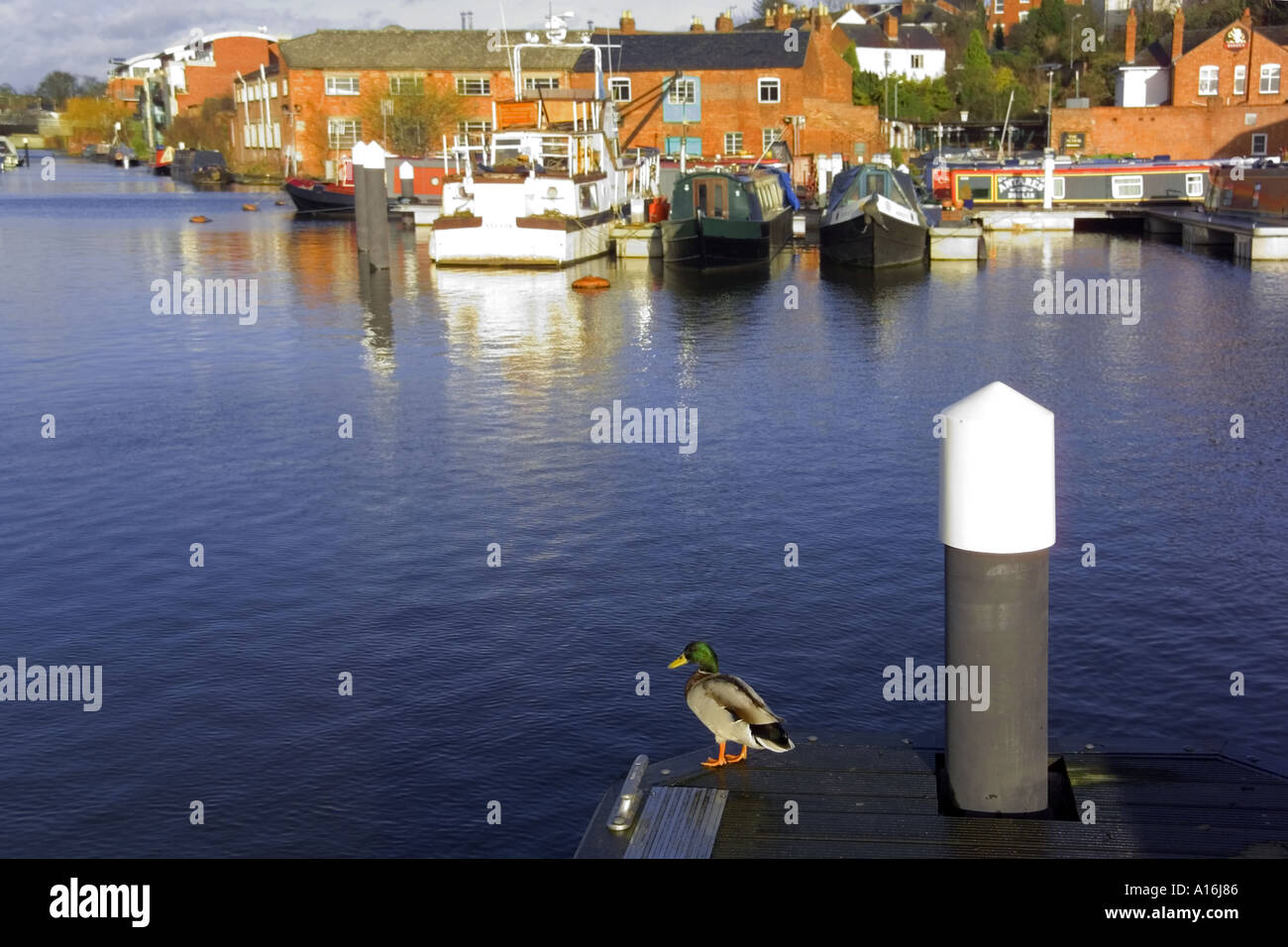 england midlands worcestershire worcester diglis basin junction of the river severn and the ...