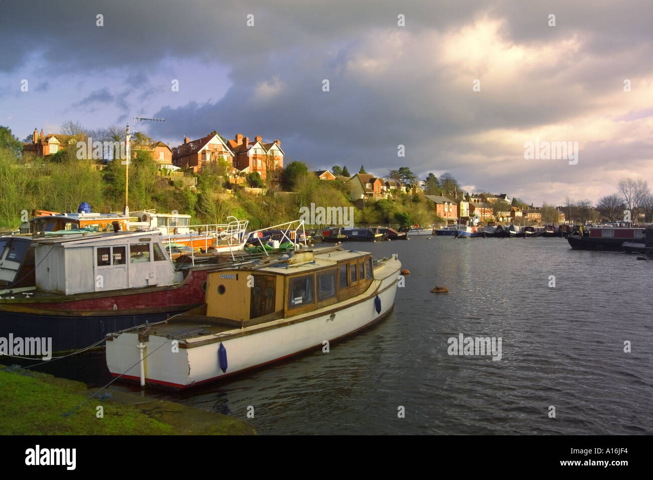 england midlands worcestershire worcester diglis basin junction of the river severn and the ...