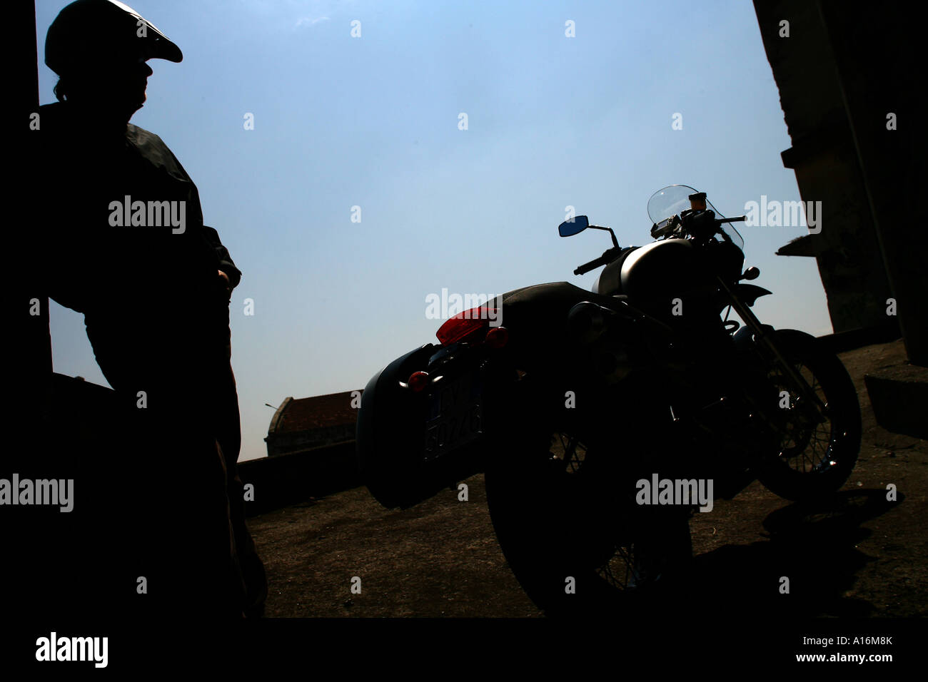 Biker portraits hi-res stock photography and images - Alamy