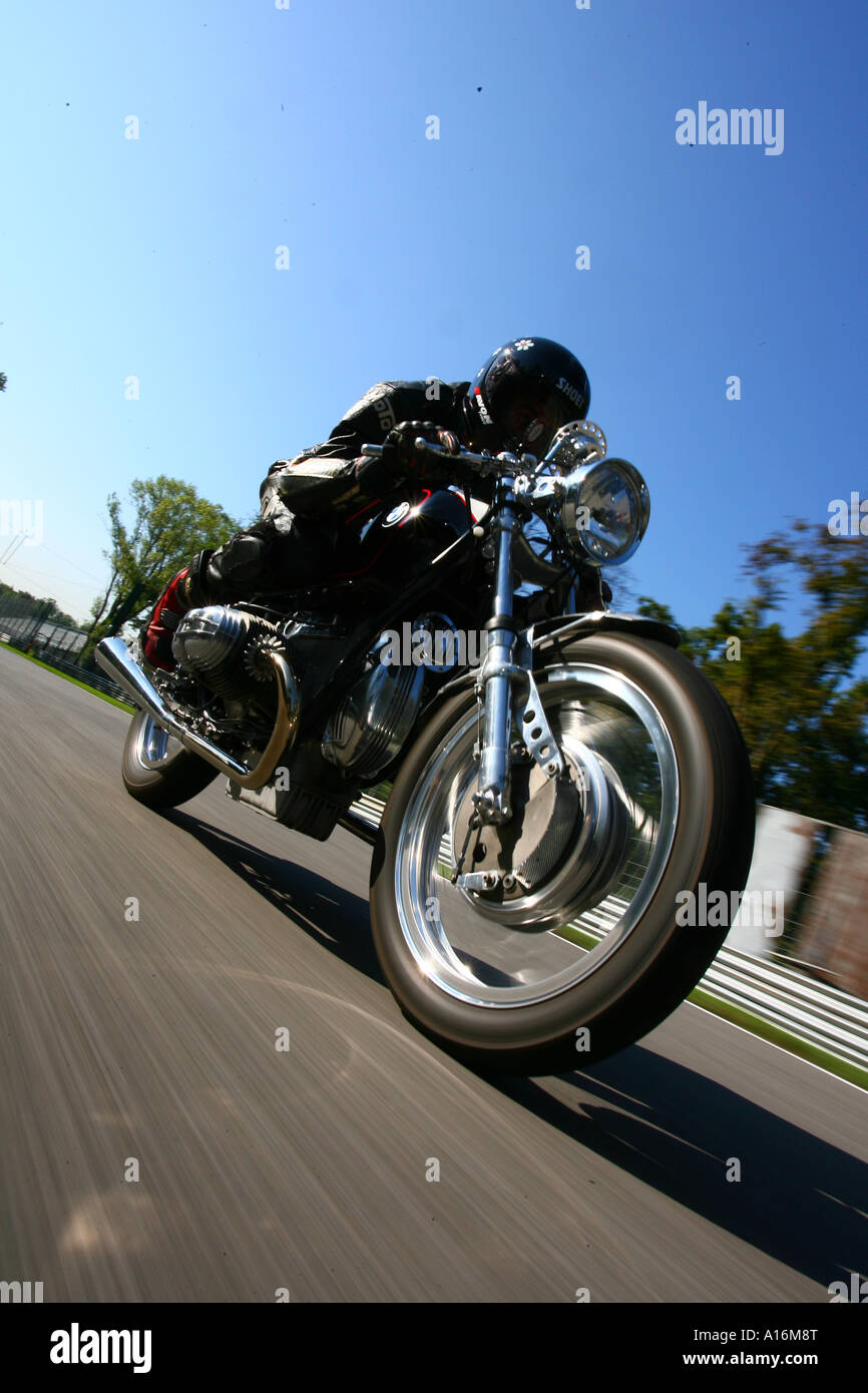 Motorbike racing to camera hi-res stock photography and images - Alamy
