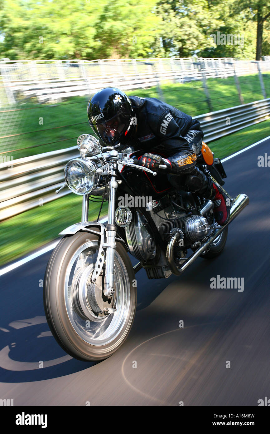 Motorbike racing to camera hi-res stock photography and images - Alamy
